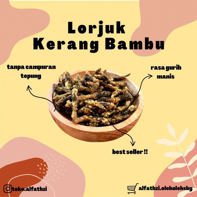 Jual Oleh-Oleh Surabaya Lorjuk/Kerang Bambu Asli 100gr | Shopee Indonesia