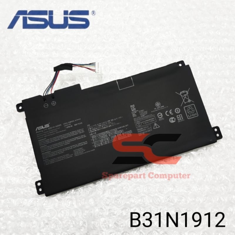 Jual baterai battery asus E410 E410M E410MA E410K E410KA L410 L410MA E510 E510MA E510KA L510 ...