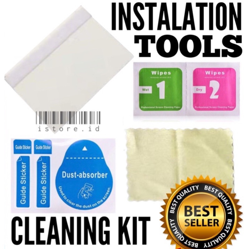 Jual ISTORE.ID - CLEANING KIT PEMBERSIH LAYAR HP KAIN MICROFIBER TISU ...