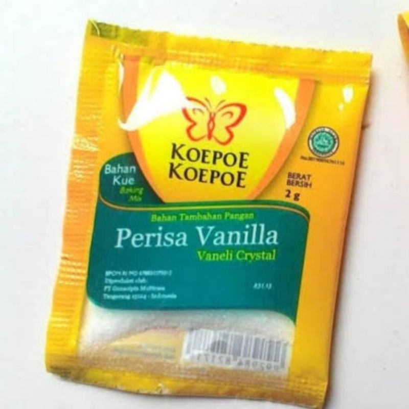 Jual Bubuk Vanilla Vanili Sachet Koepoe Kupu Kemasan 2gram | Shopee ...