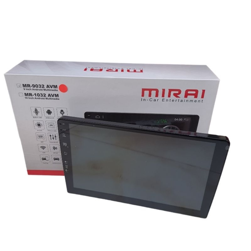 Jual Head unit android 9 inch mirai mr-9032 avm ram 4+64 voice command | Shopee Indonesia