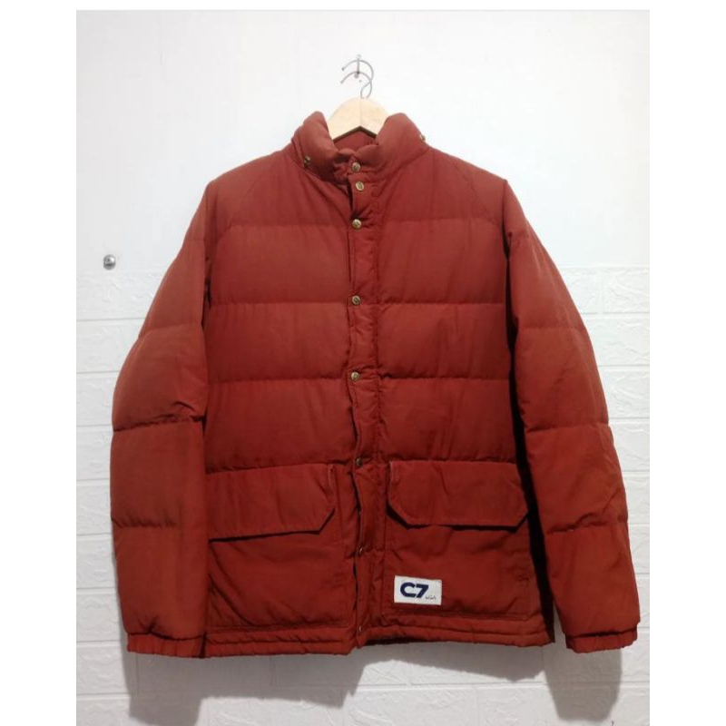 Jual Camp Seven C7 down jaket bulu angsa jaket merah bata | Shopee ...