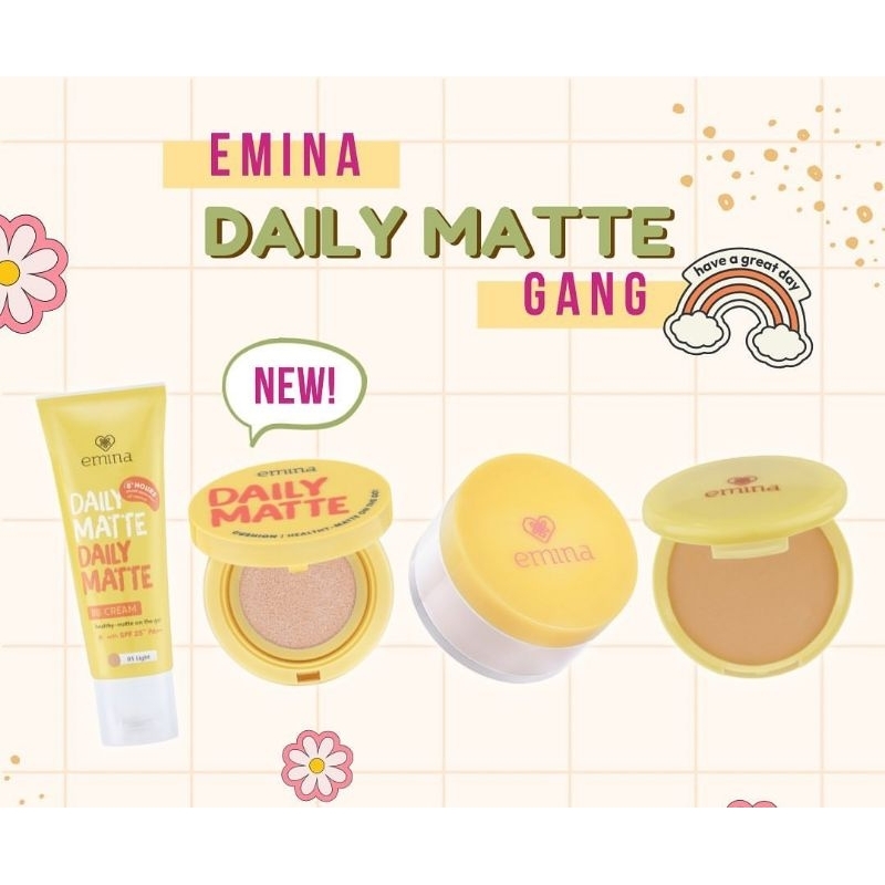 Jual Emina Daily Matte Series | Shopee Indonesia