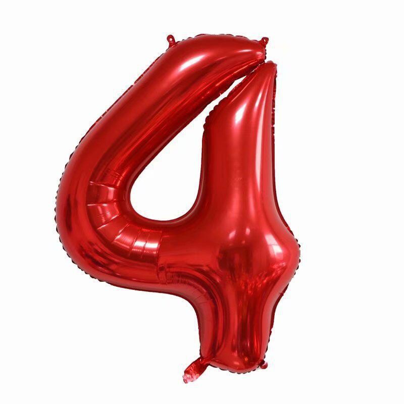 Jual BALON ANGKA MERAH JUMBO UKURAN 75 CM | Shopee Indonesia