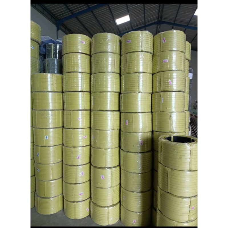 Jual Tali strapping band kuning 12 x 8 kg semiautomatic ato Gasper ...