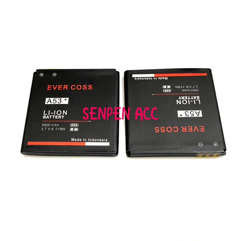 Jual BATTERAI BATTRE BATTERY EVERCOSS A53* | Shopee Indonesia