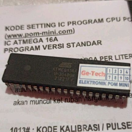 Jual IC Program Pom Mini Atmega 16A Versi Standar Anti Eror Sudah ...