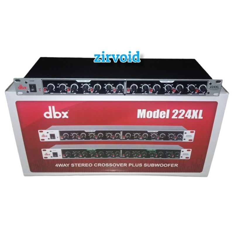 Jual DBX 224XL CROSSOVER 4 WAY STEREO PLUS SUBWOOFER 224 XL | Shopee Indonesia