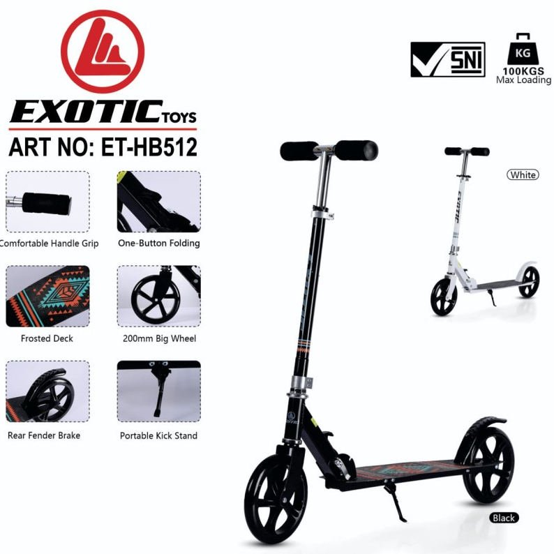Jual Scooter / Otoped / Sekuter Exotic ET-HB 512 Scooter Anak Dewasa ...