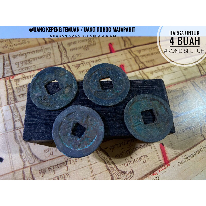 Jual Uang Gobog Majapahit Temuan K2 atau Uang Kepeng atau Uang Gobok ...