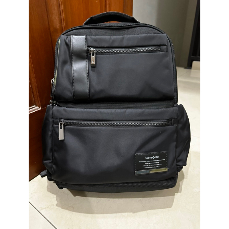 Jual Samsonite Backpack Openroad - Jet Black | Shopee Indonesia