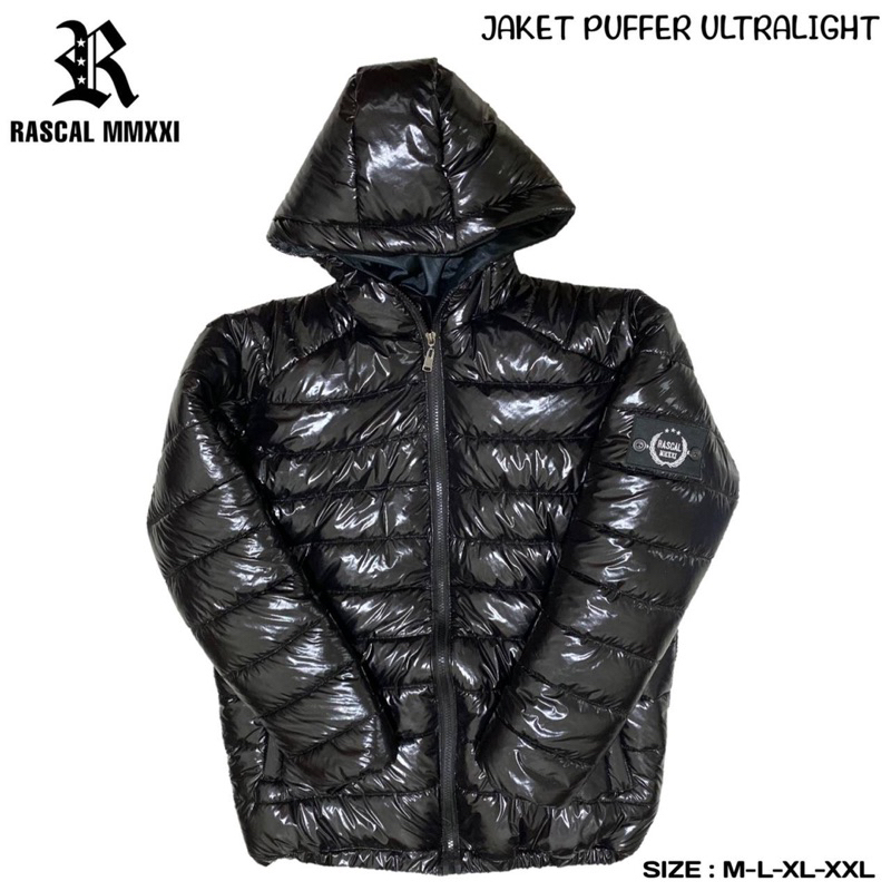Jual RASCAL Jaket puffer coat winter ultralight metalic gelembung ...