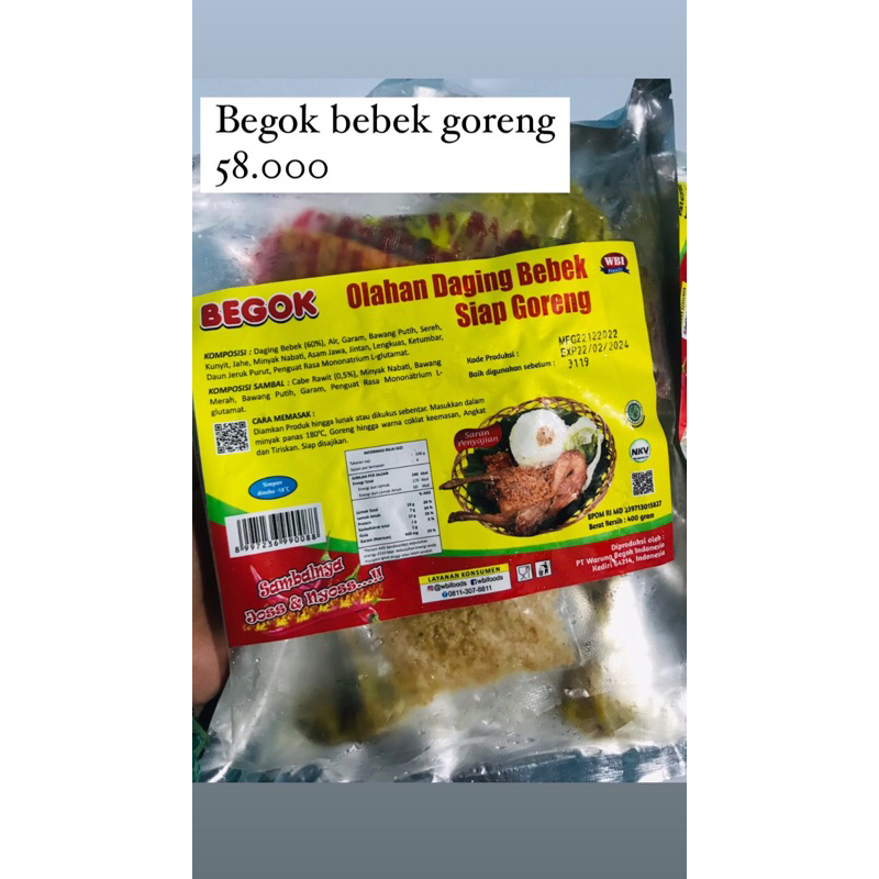 Jual begok bebek goreng | Shopee Indonesia