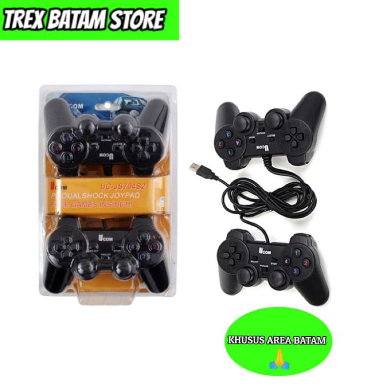 Jual STICK PC DOUBLE BY UCOM DUAL SHOCK JOYPAD (BATAM) | Shopee Indonesia