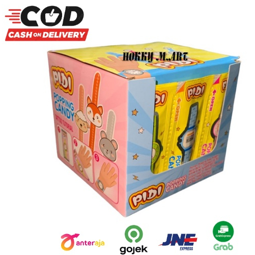Jual (HOKKY) Permen Pidi Popping Candy Youka Modi 1 box isi 24 pcs ...