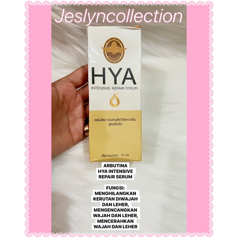 Jual ARBUTINA HYA INTENSIVE REPAIR SERUM 15 ml ORIGINAL THAILAND | Shopee Indonesia