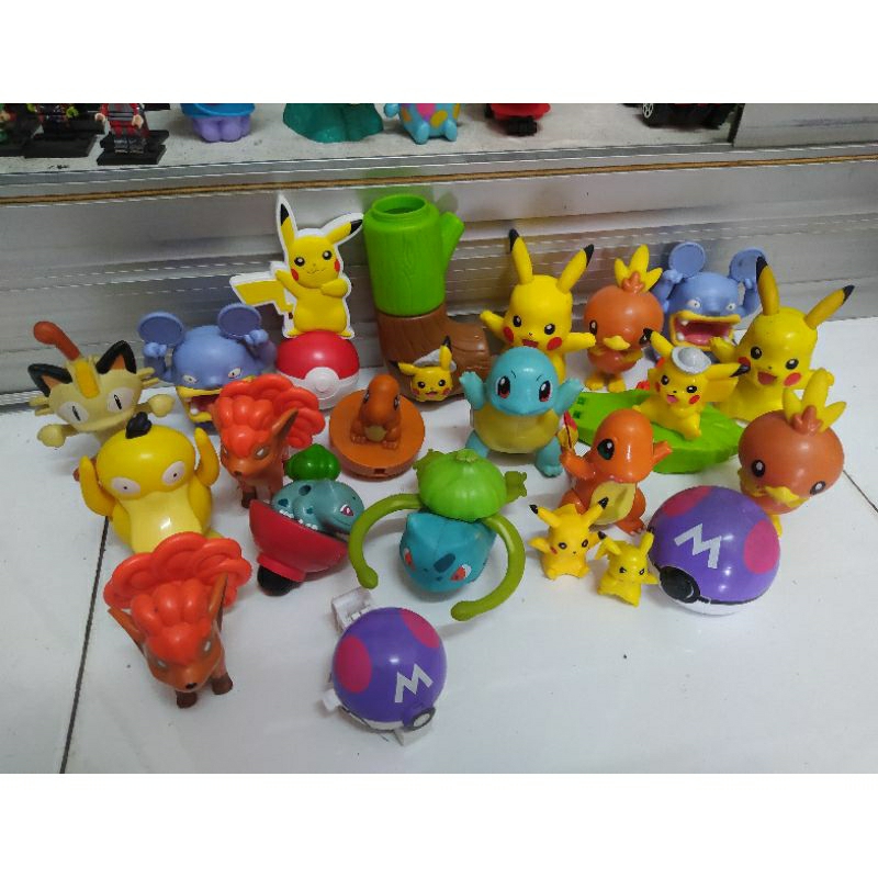 Jual Figure Pokemon Pikachu / Bulbasur / Charmender / Vulpix / Psyduck / Torchic / Meowth Mainan ...
