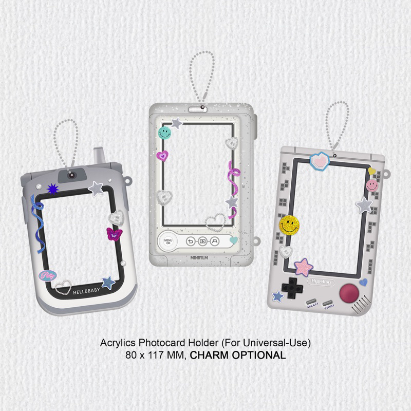 Jual (PO) Y2K Camera Phone Tetris Acrylics Photocard Holder (Cahol ...