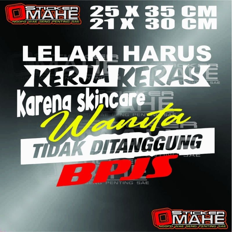 Jual Cutting Sticker kaca kata kata l300 pickup granmax stiker kaca ...