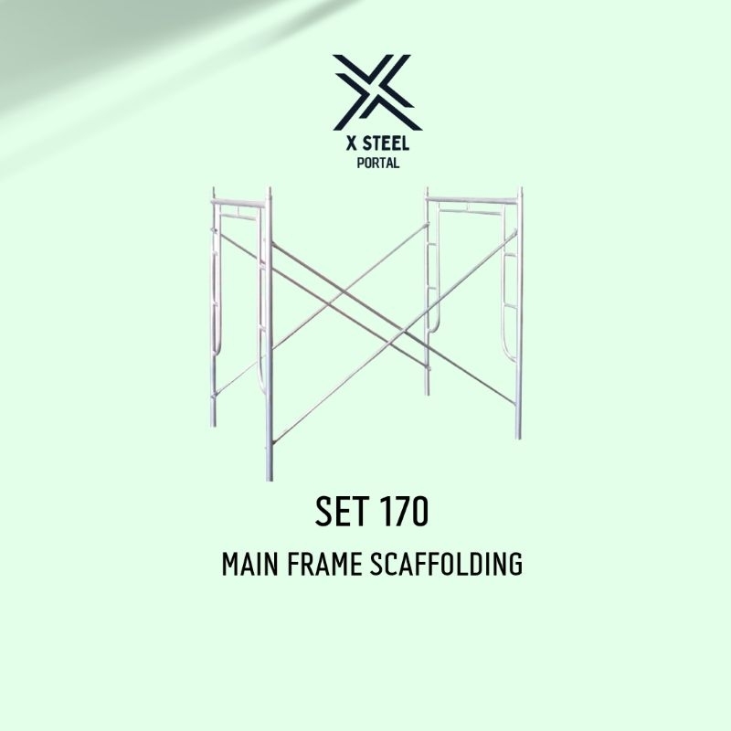 Jual Set Main Frame 170 Scaffolding Steger | Shopee Indonesia