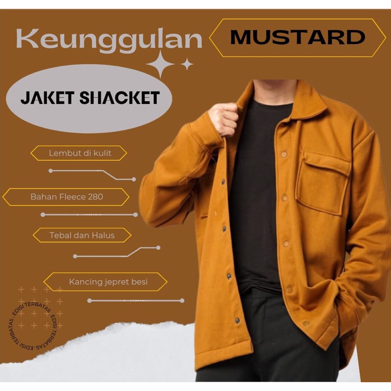 Jual Shacket Jacket Pria Jaket Fleece Tebal Jaket Pria Model Semi Parka ...