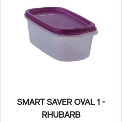 Jual Tupperware Smart Saver Oval No1 Rhubarb Wadah Makanan Oval ...