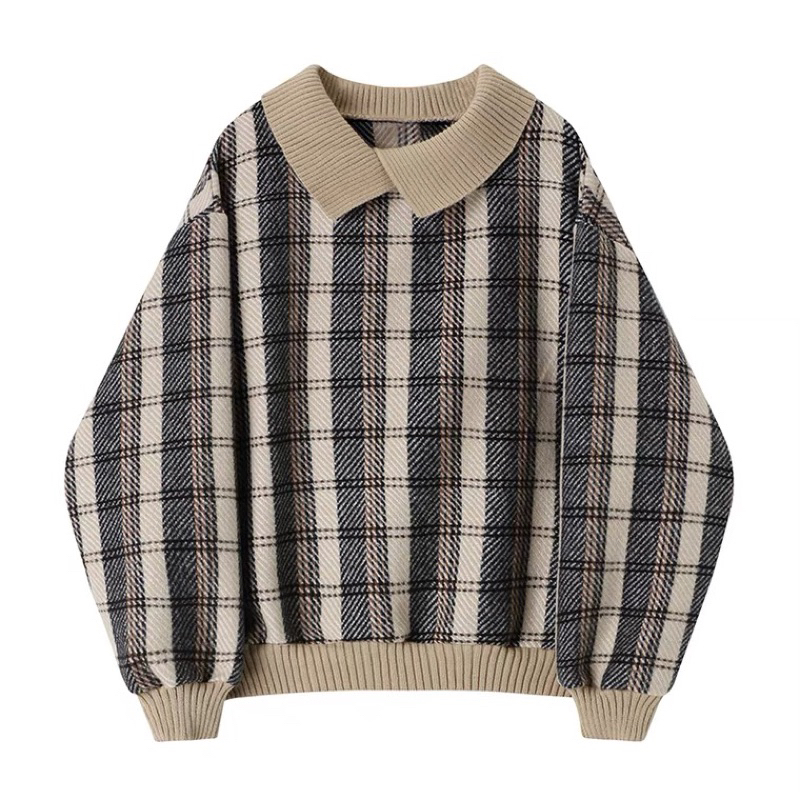 Jual Corla Sweater / Baju Atasan Rajut Coklat Import | Shopee Indonesia