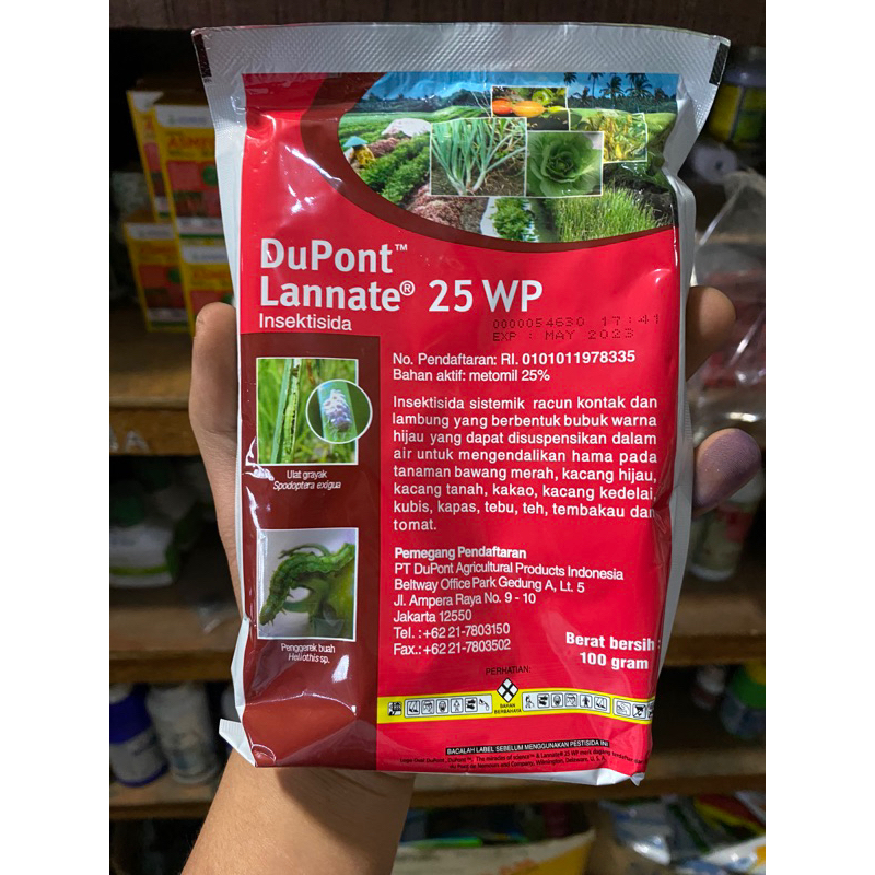 Jual Insektisida lannate 25WP isi 100gram | Shopee Indonesia