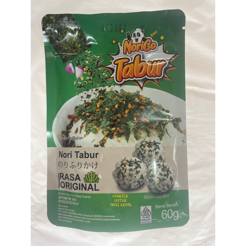Jual Nori tabur rasa original 60gr | Shopee Indonesia