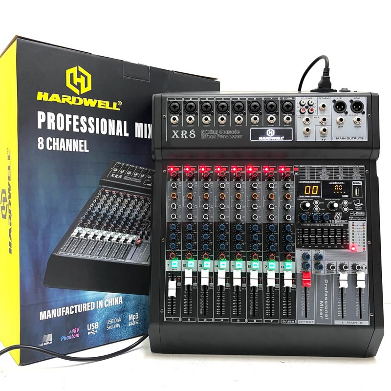 Jual Mixer Hardwell XR 8 Original 8 Channel HARDWELL XR8 | Shopee Indonesia