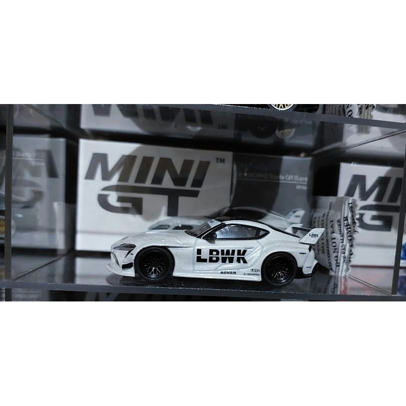 Jual Mini gt toyota gr supra lbwk white | Shopee Indonesia
