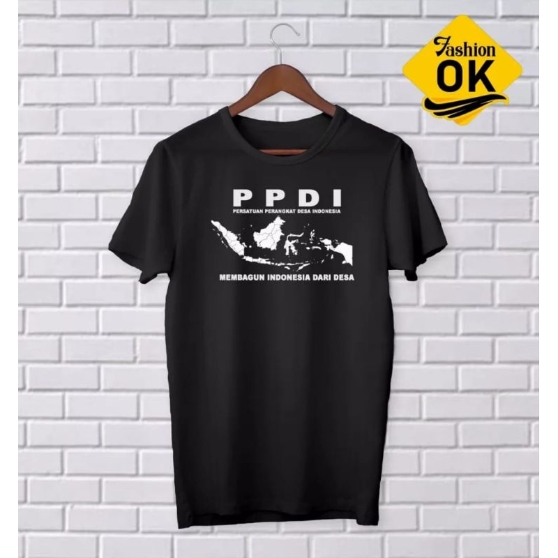 Jual KAOS PPDI MEMBANGUN INDONESIA DARI DESA | Shopee Indonesia