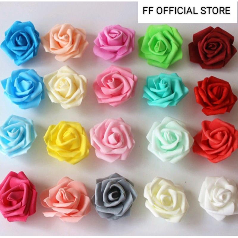 Jual Bunga Mawar Foam / mawar spon hiasan mahar seserahan hampers ...