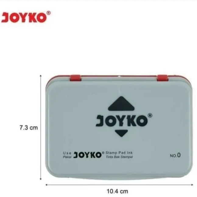 Jual STAMP PAD BANTALAN TINTA JOYKO BAK STEMPEL NO 00 0 1 CAP STAMPEL INK PERALATAN SEKOLAH ...