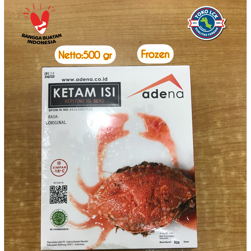 Jual ketam isi. kepiting isi . frozen netto 500 gr | Shopee Indonesia