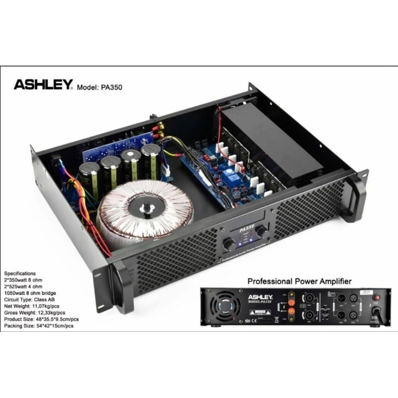 Jual Power Ashley power build up PA 350 ORIGINAL array 1050 watt ...