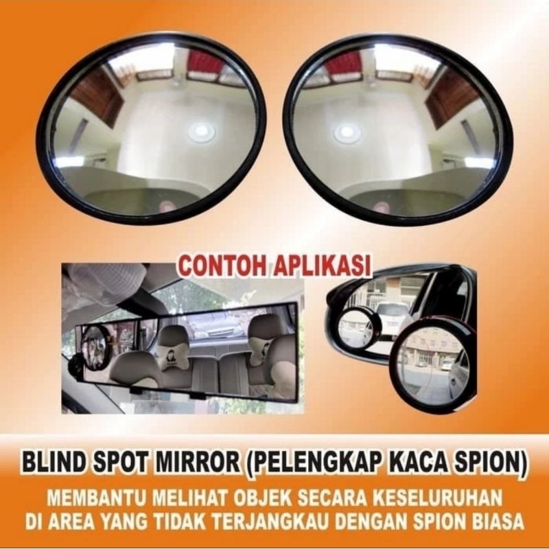 Jual Kaca bulat cembung mini pelengkap tempel spion blindspot wide ...