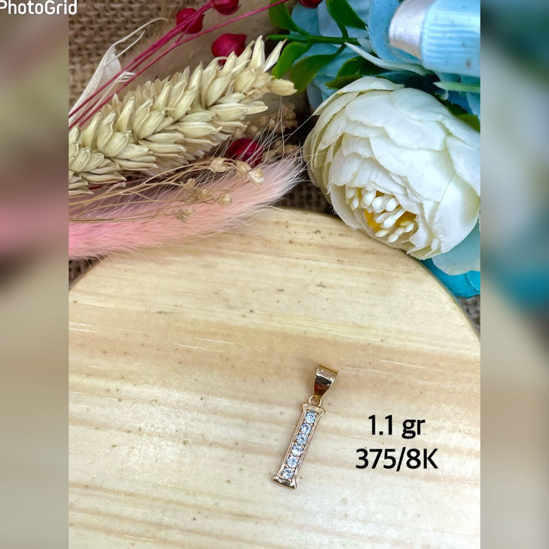 Jual Liontin model mata ac lurus 6073 - 1.1 Kuning 375/8K | Shopee ...