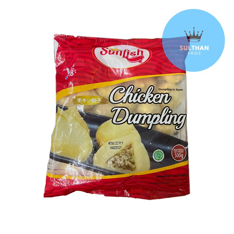 Jual SUNFISH DUMPLING ISI AYAM 200 GR 500 GR | Shopee Indonesia