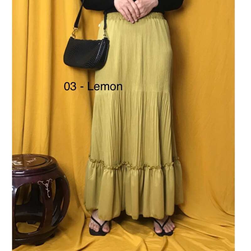 Jual ROK PLISKET LIDI SUSUN RAMPLE BY CALITHA.ID / Rok dewasa | Shopee ...
