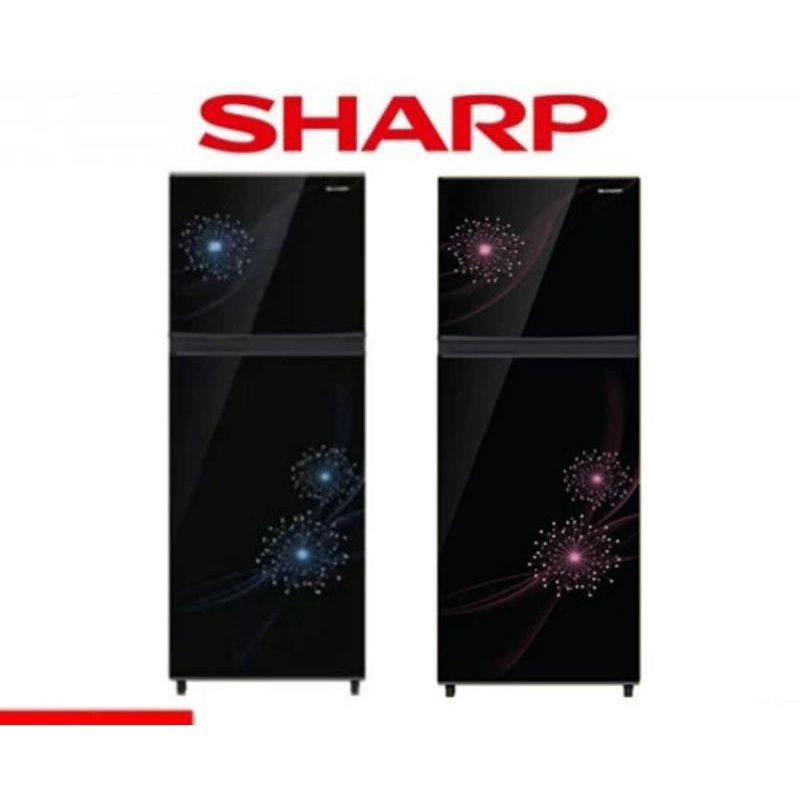 Jual KULKAS SHARP 2 PINTU SJ-317MG-DB/DP 256 LITER GARANSI RESMI 5TAHUN ...
