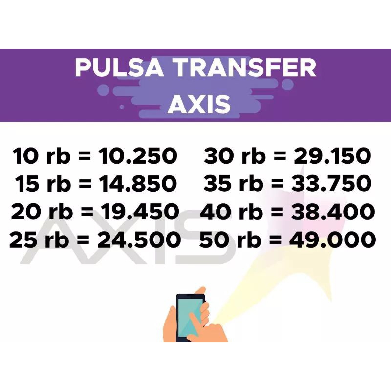 Jual pulsa transfer Axis tidak menambah masa aktif | Shopee Indonesia