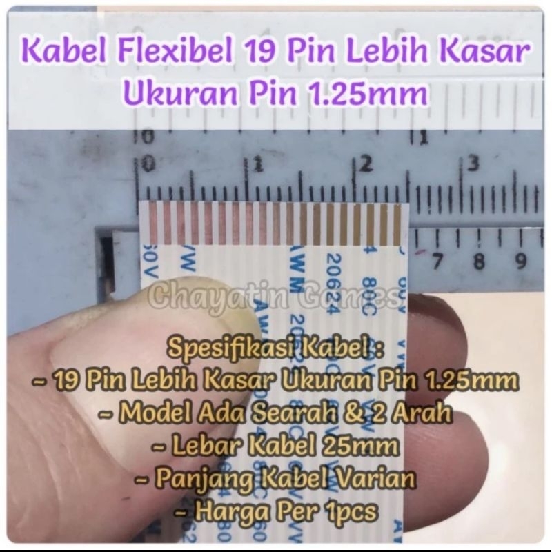Jual Kabel Flexibel 19 Pin Ukuran Pin 1.25mm | Shopee Indonesia