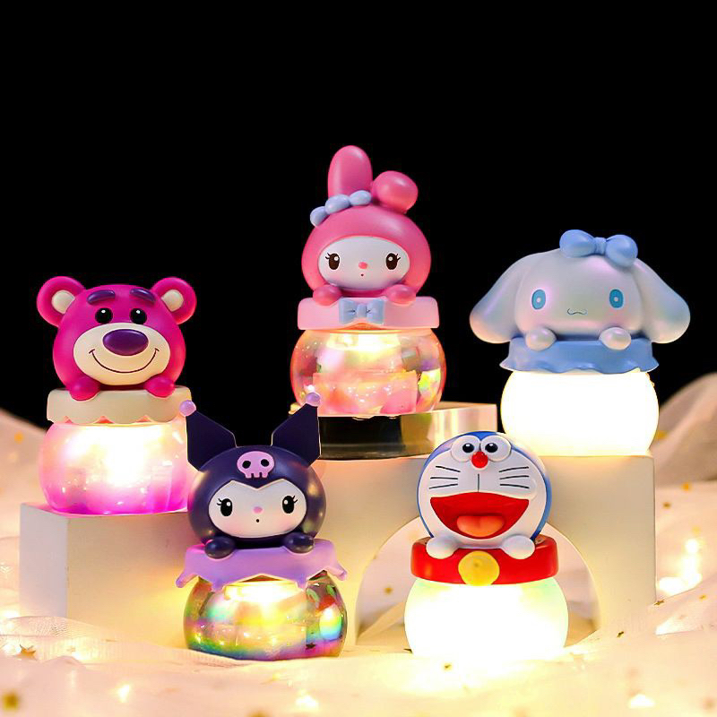 Jual Lampu Tidur Muka Sanrio Kuromi Lotso Cinamorol Doraemon | Shopee ...