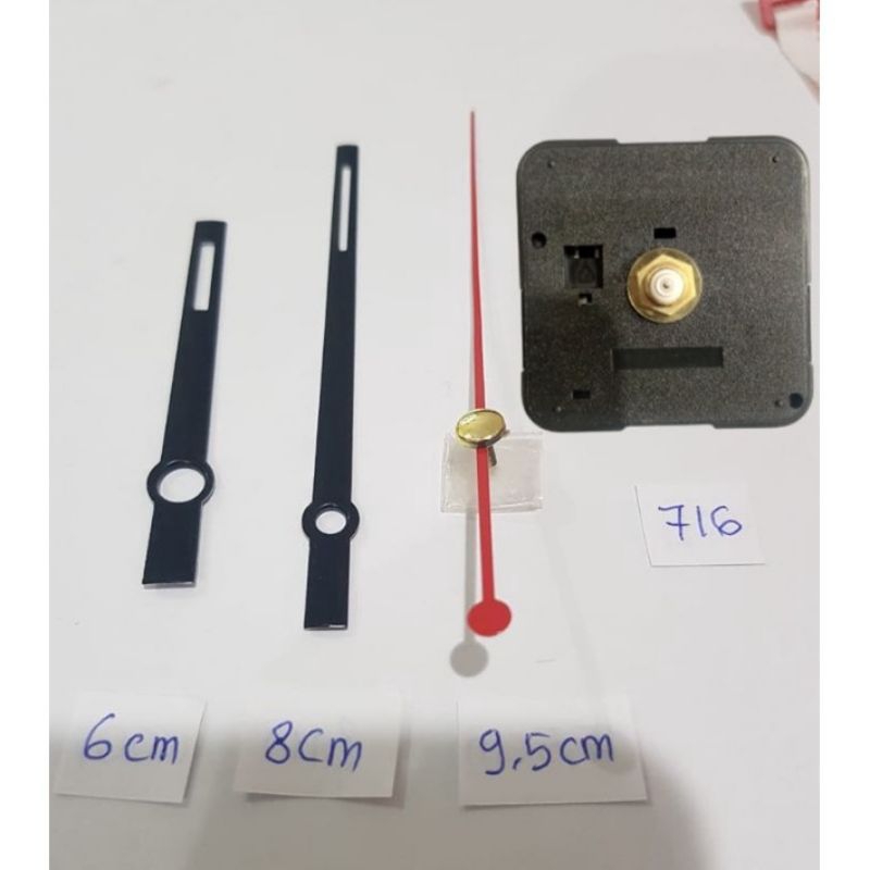 Jual mesin jam dinding sweep jarum 716 | Shopee Indonesia