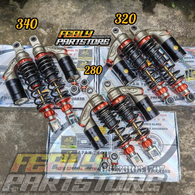 Jual SHOCK SKOK SHOK BELAKANG DBS MODEL RCB PREMIUM BLACK SERIES AS ...