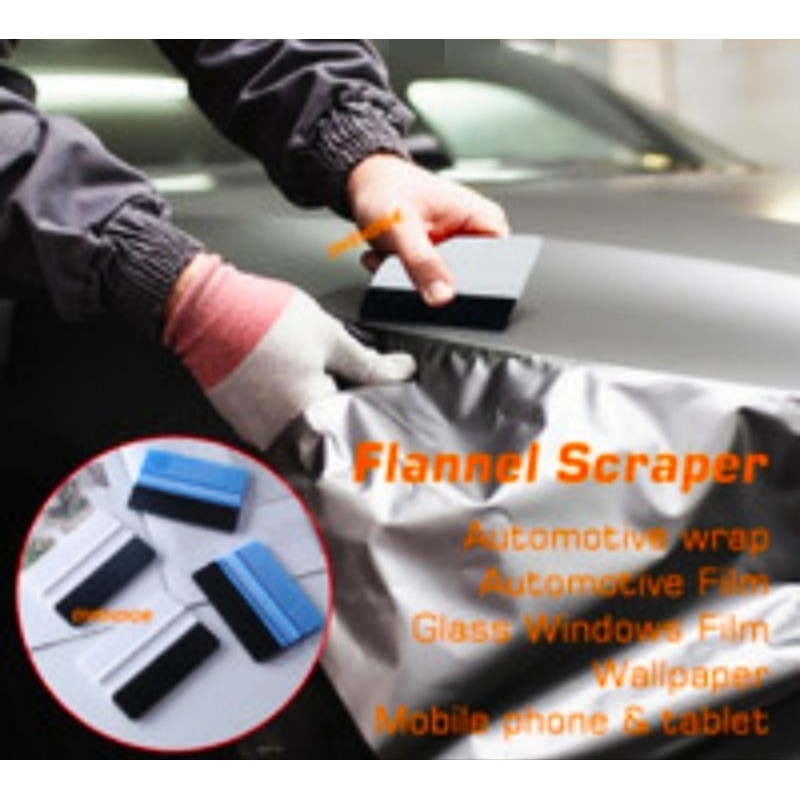 Jual Rakel Stiker Scrapper Sticker Flannel Scrap Stiker Alat bantu ...