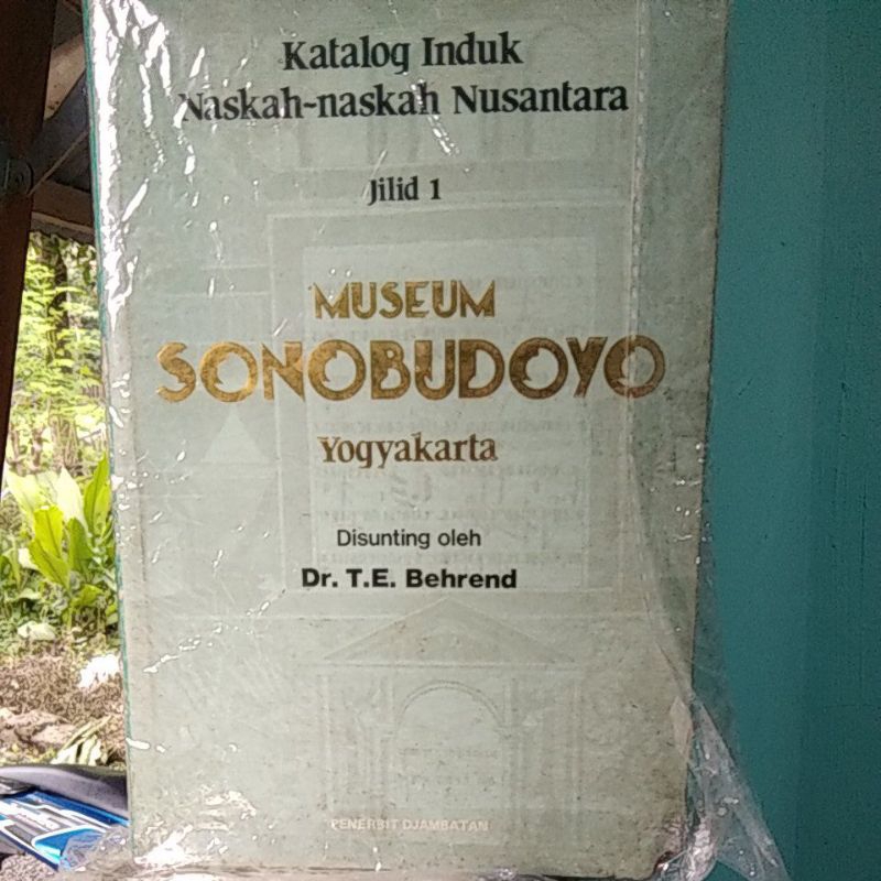 Jual Katalog Induk Naskah Naskah Nusantara Jilid 1 Museum Sonobudoyo ...