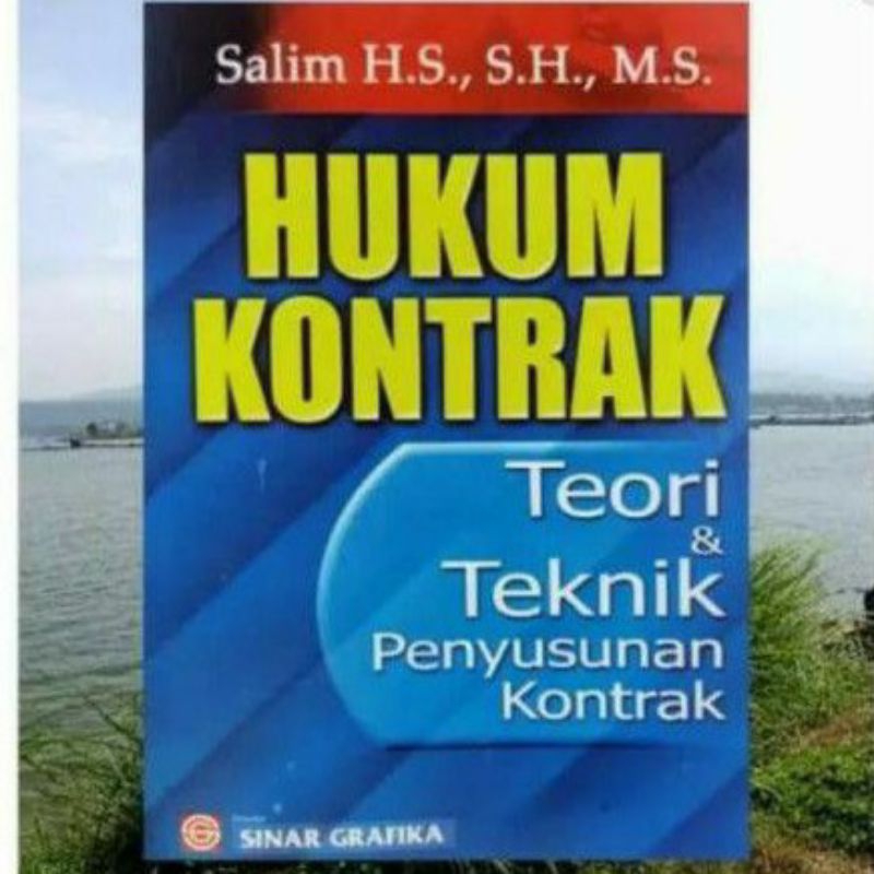 Jual Hukum Kontrak Teori And Teknik Penyusunan Kontrak By Salim Hs Shopee Indonesia 