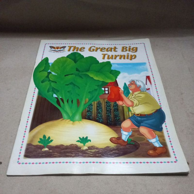 Jual Buku Anak Impor - The Great Big Turnip Large Print (Light and Easy ...
